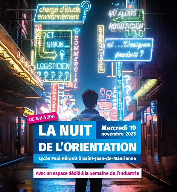 73 - La nuit de l'orientation - 19 Novembre 2025 | Site de l'académie de Grenoble